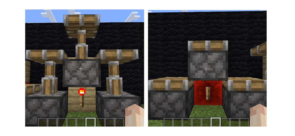 Minecraft Redstone Inputs & Outputs | Pass-Through Blocks